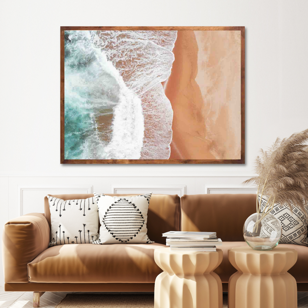 Fluid Raw wood frame PERFECT CONDITION – African Artwork SA