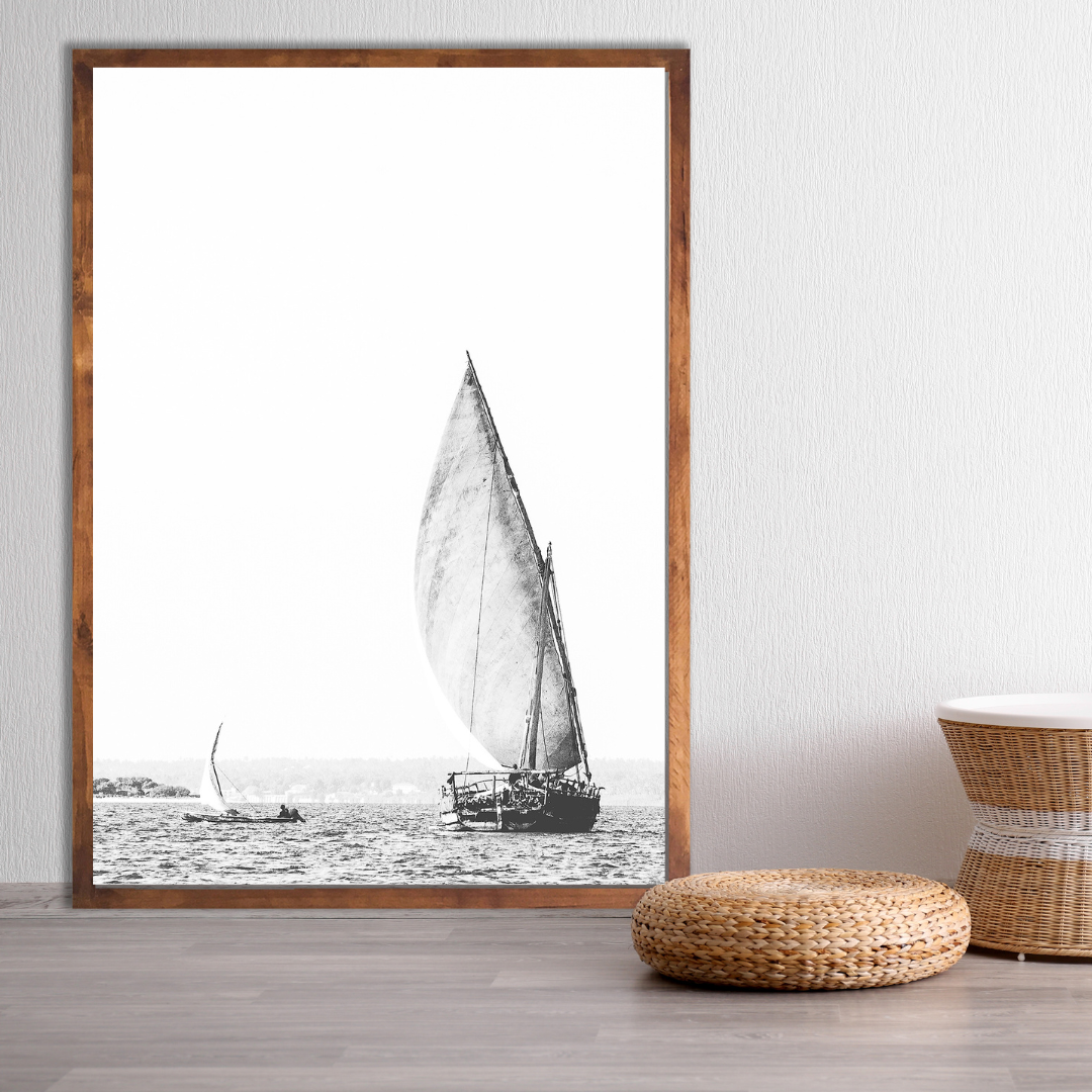 Companion Raw wood frame PERFECT CONDITION – African Artwork SA